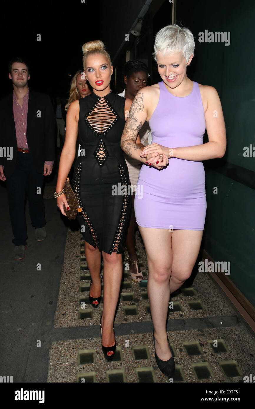 Helen Flanagan at men's magazine FHM celebrates launch of its September ...