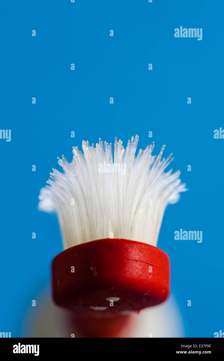 Old, frayed children's toothbrush that needs to be replaced. Dentists ...