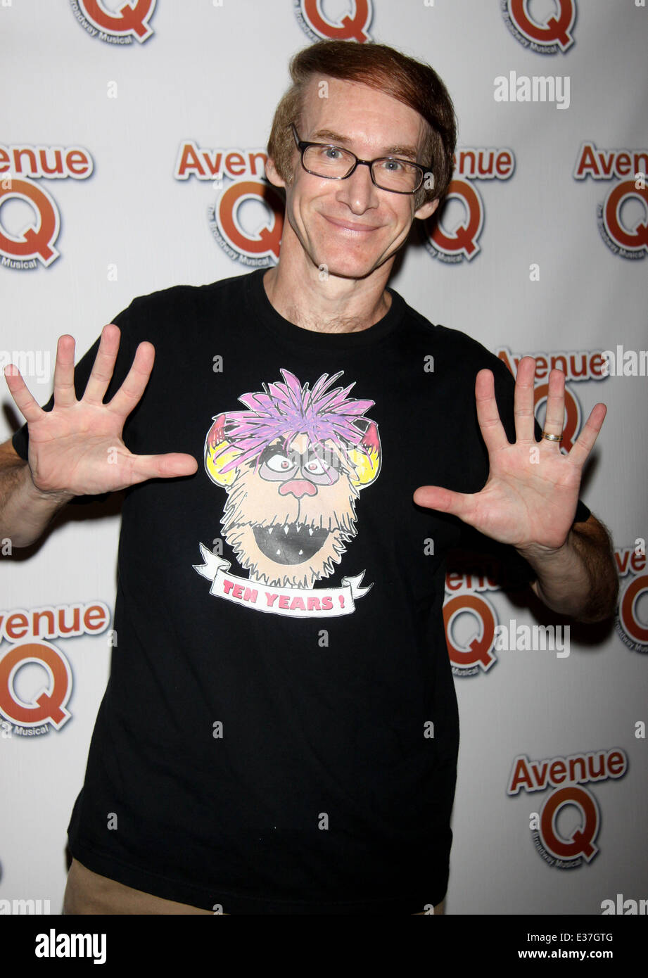 The 10th Anniversary of the musical Avenue Q at the New World Stages ...