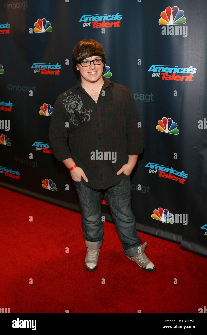 America's Got Talent at Radio City Music Hall Featuring: Jonathan Allen ...