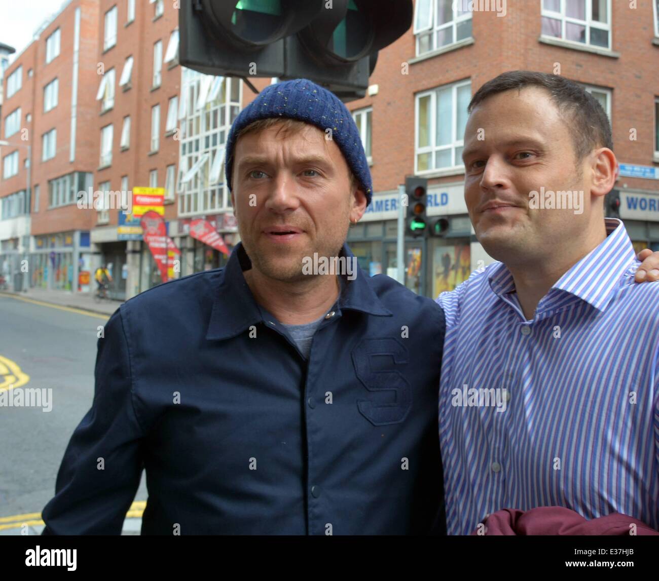 Members of Blur spotted leaving their hotel ahead of their IMMA concert ...