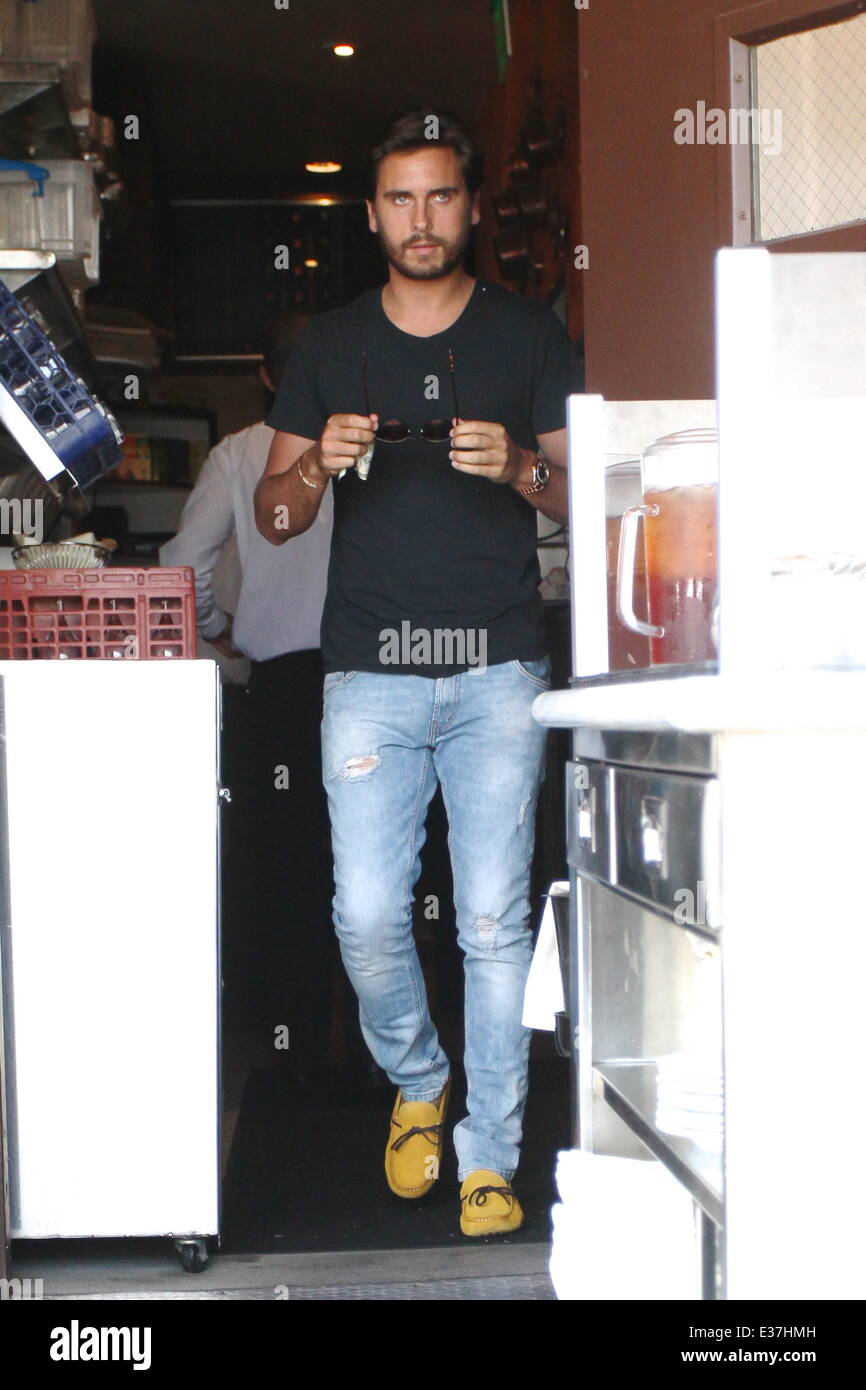 Scott Disick out for lunch in Beverly Hills Featuring: Scott Disick ...