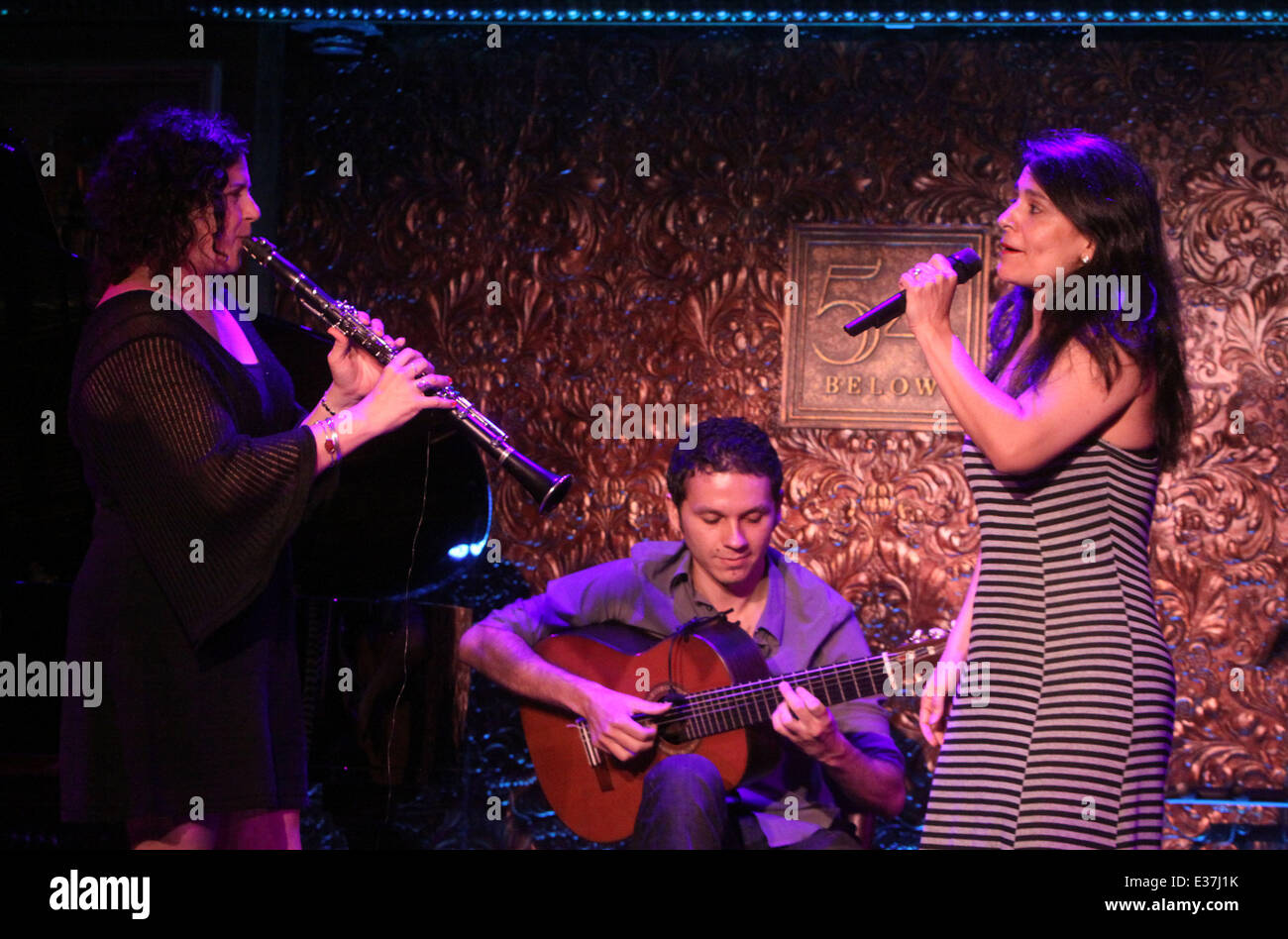 Nightclub concert preview at 54 Below at Studio 54. Featuring: Maucha ...