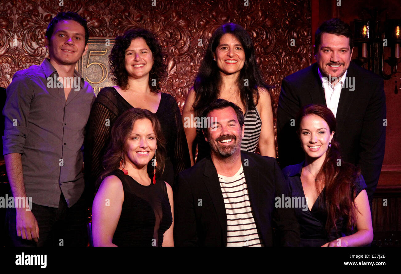 Nightclub concert preview at 54 Below at Studio 54. Featuring: Anat ...