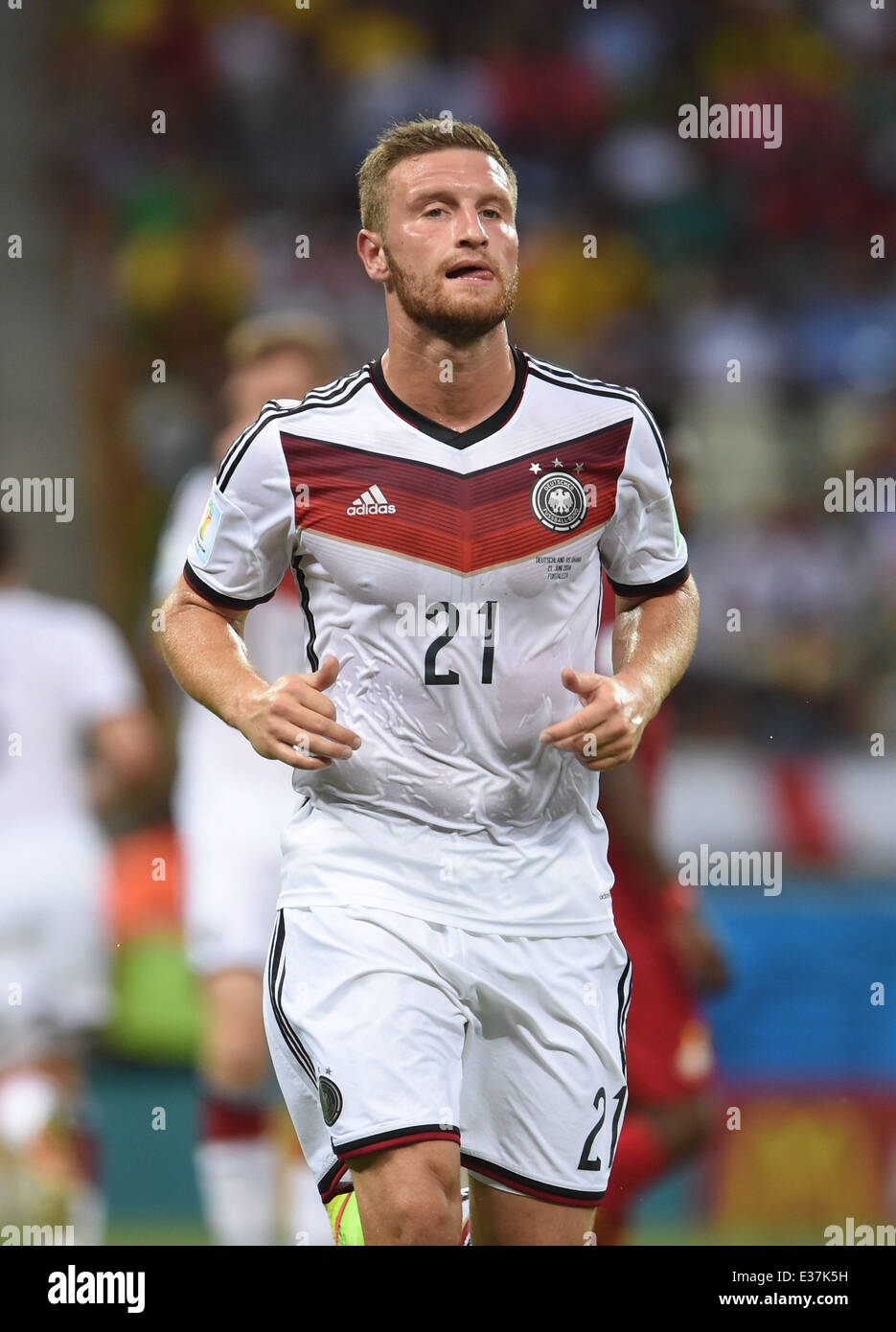 Shkodran Mustafi of Germany in action during the FIFA World Cup 2014 ...