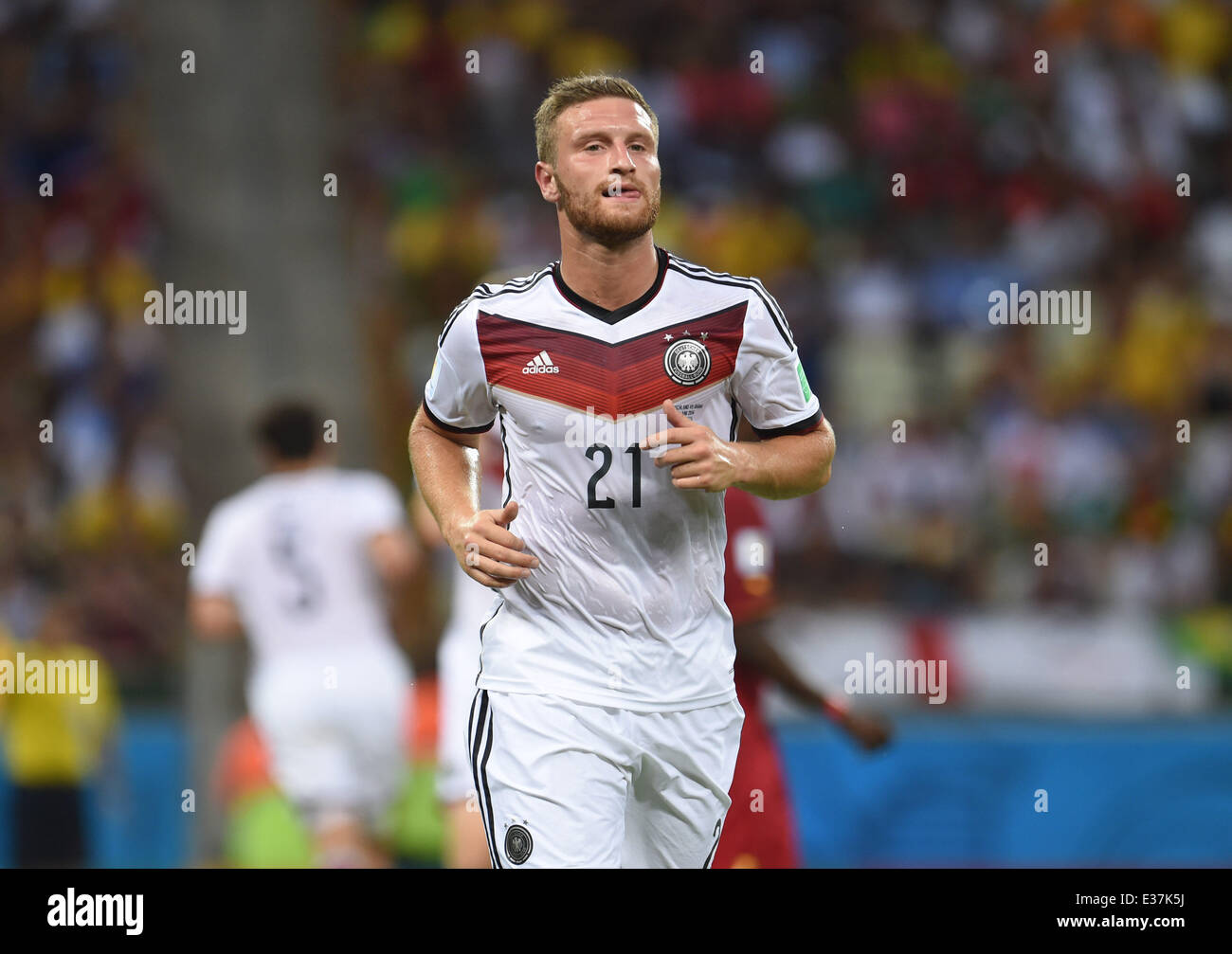Shkodran Mustafi of Germany in action during the FIFA World Cup 2014 ...
