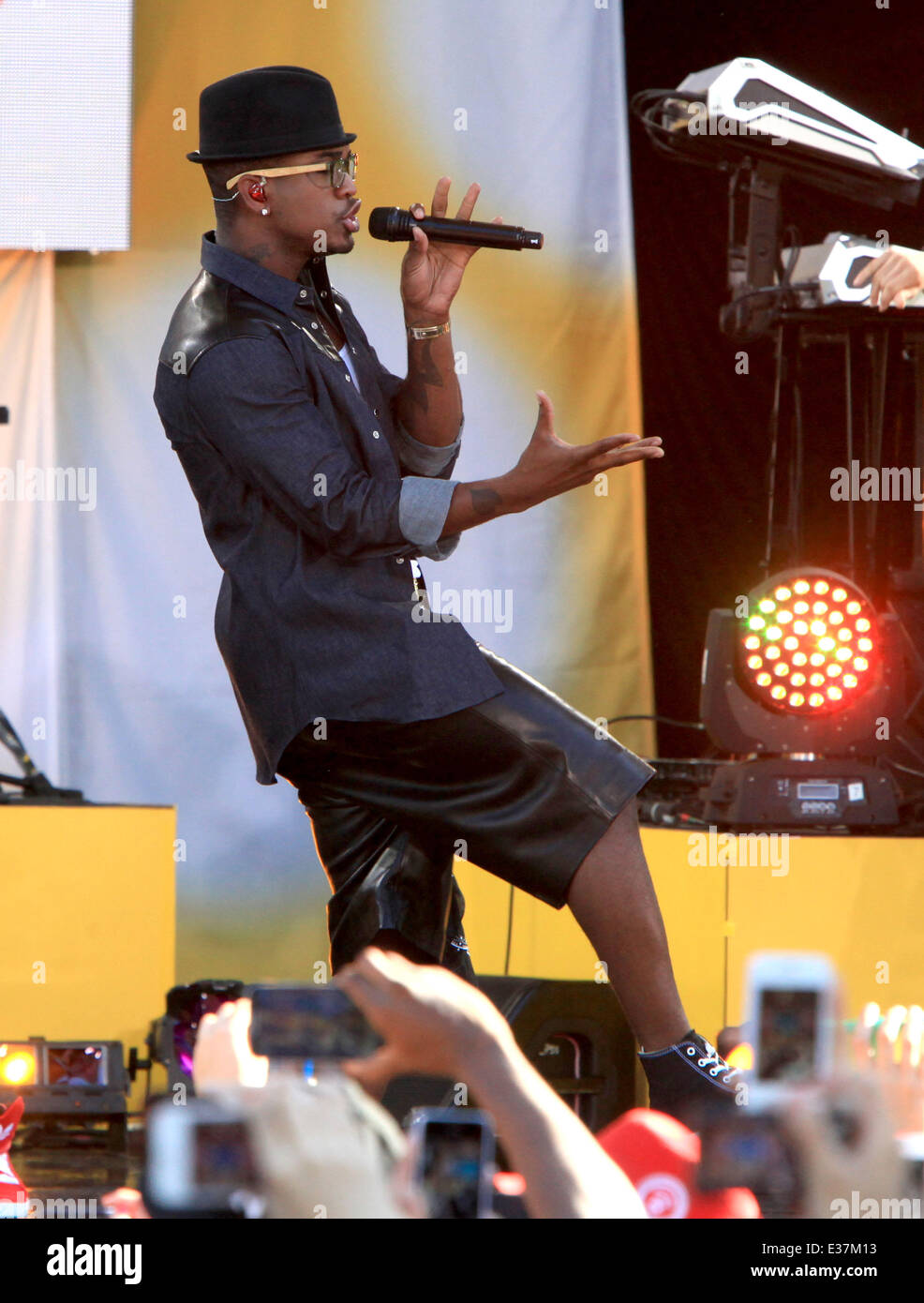 Ne-Yo performs live as part of GMA's 'Summer Concert Series' at Rumsey ...