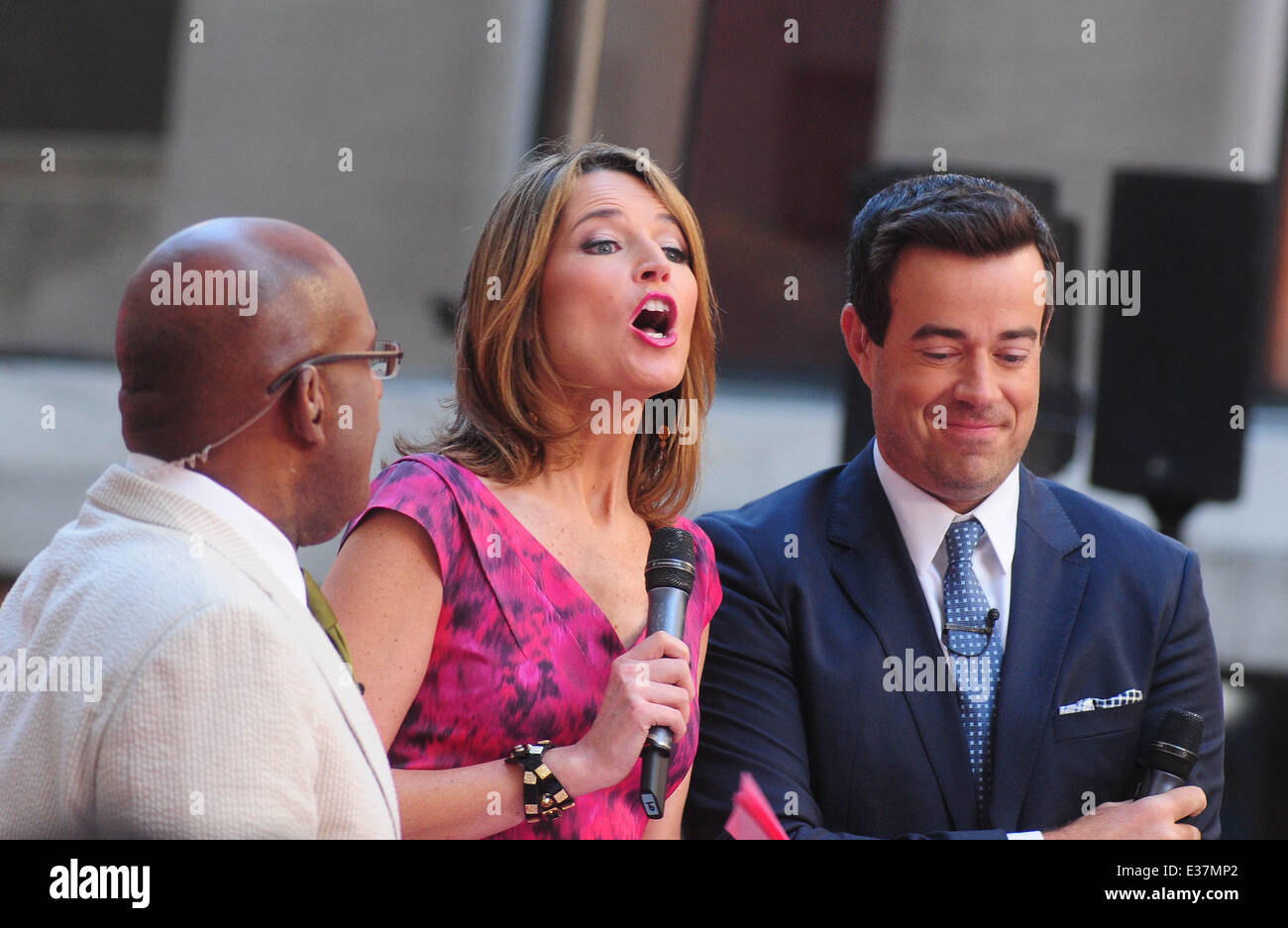 Carson Daly appears as guest co-host on the 'Today' show Featuring ...