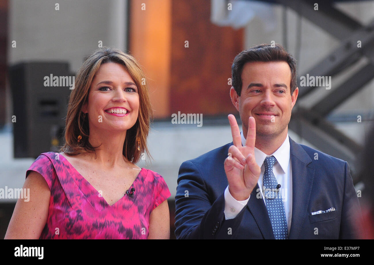 Carson Daly appears as guest co-host on the 'Today' show Featuring ...