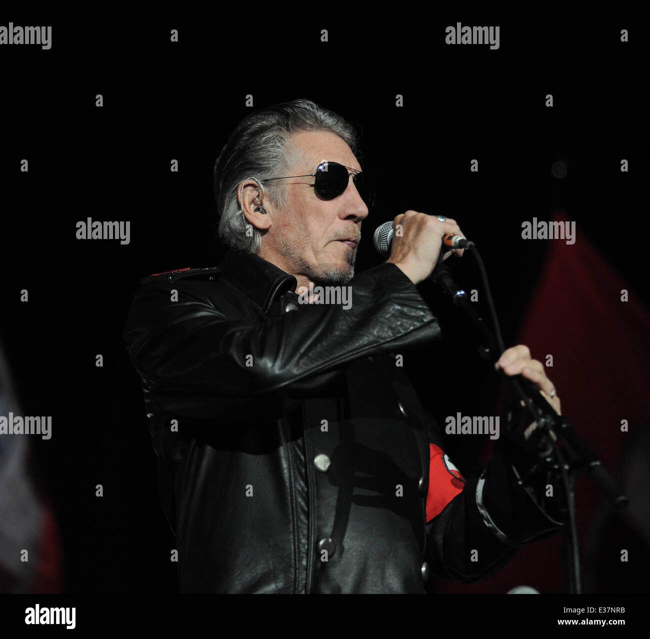 Roger Waters performs live in concert at the ITU Stadium Featuring ...
