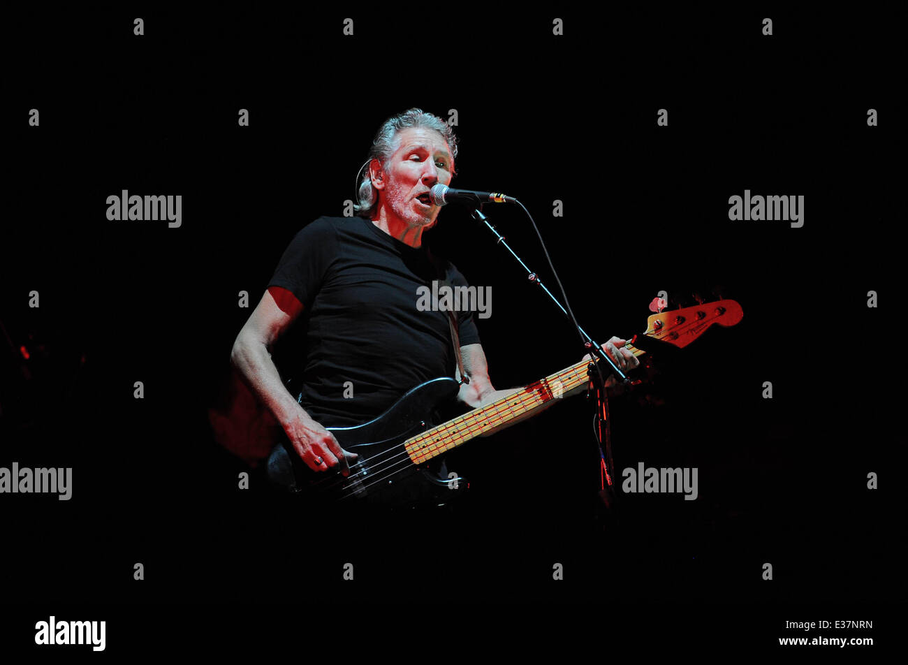 Roger Waters performs live in concert at the ITU Stadium Featuring ...
