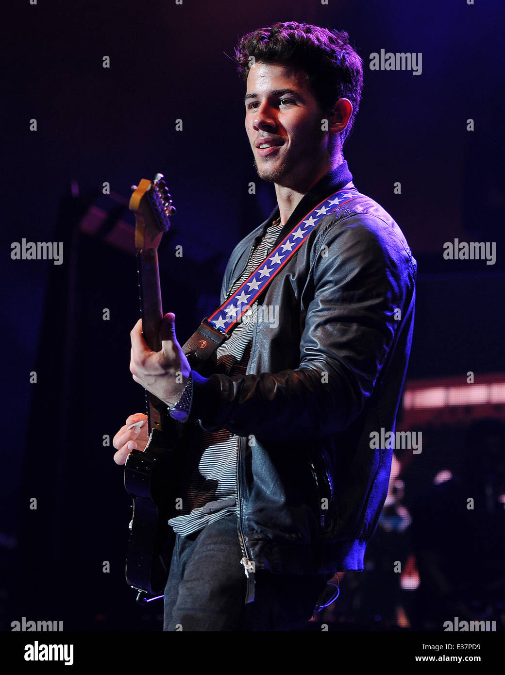 Jonas Brothers perform live as part of their international tour at ...