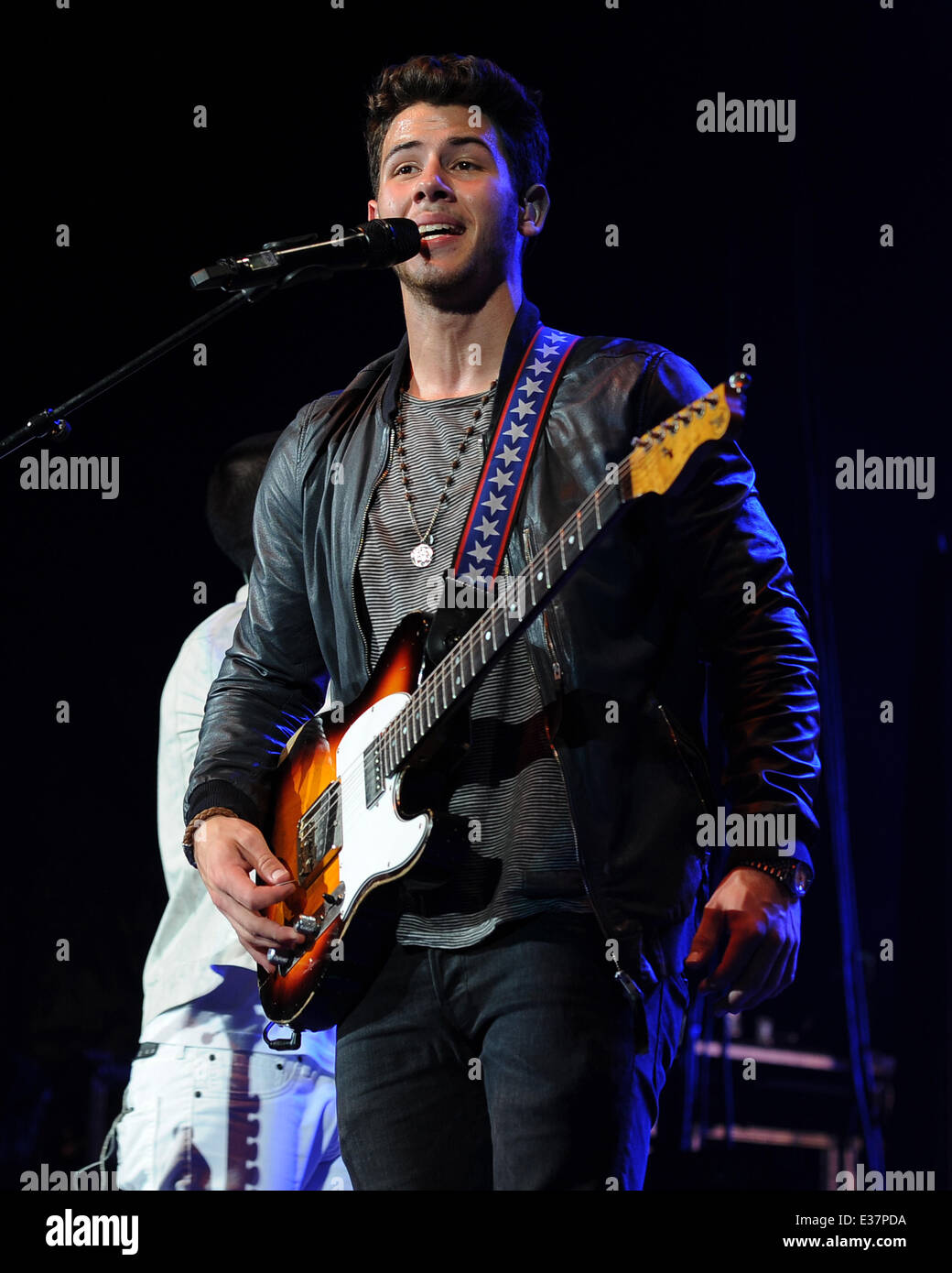 Jonas Brothers perform live as part of their international tour at ...