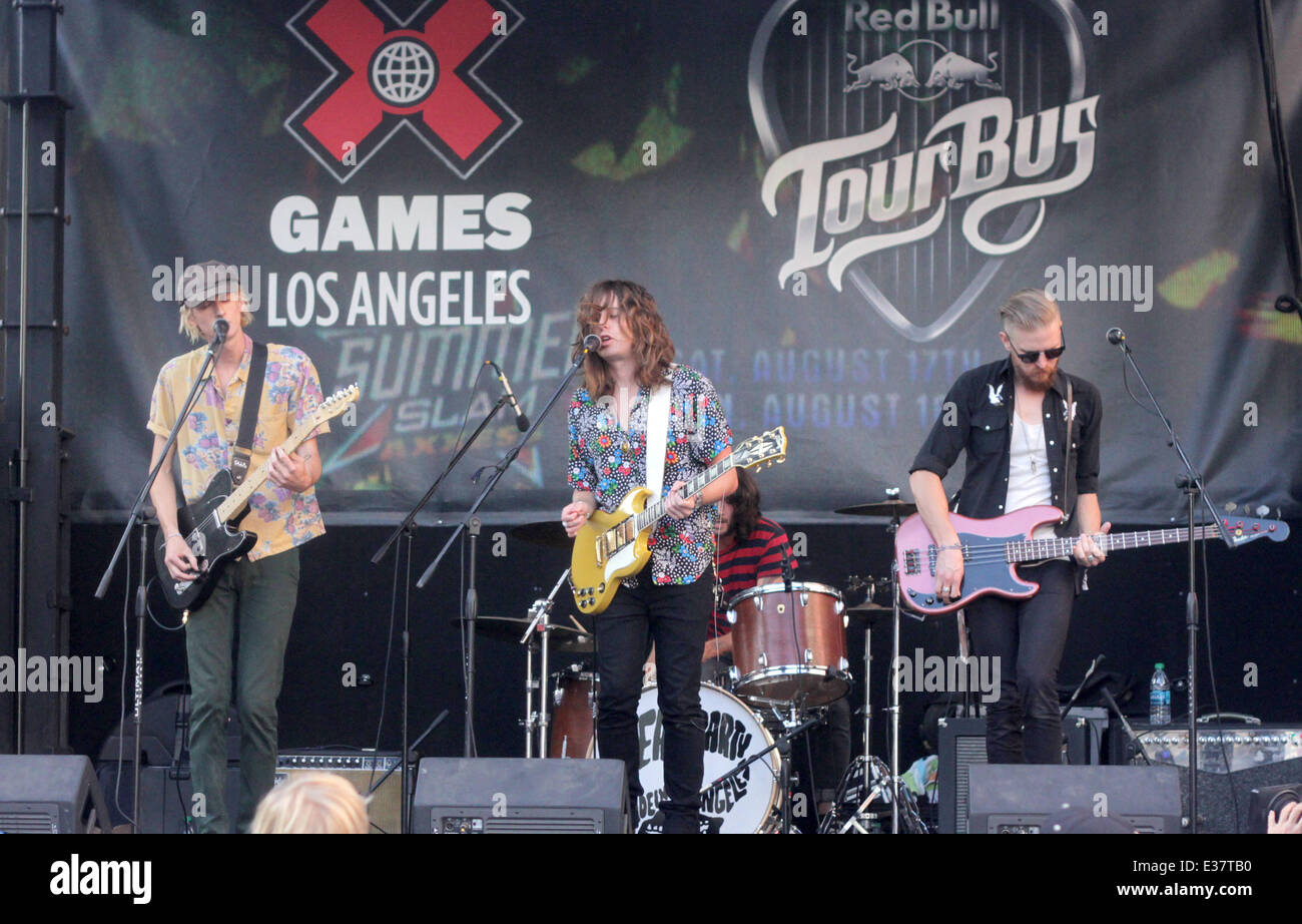 Athletes & The Band Beach Party attend 2013 X-Games X Fest. Featuring ...