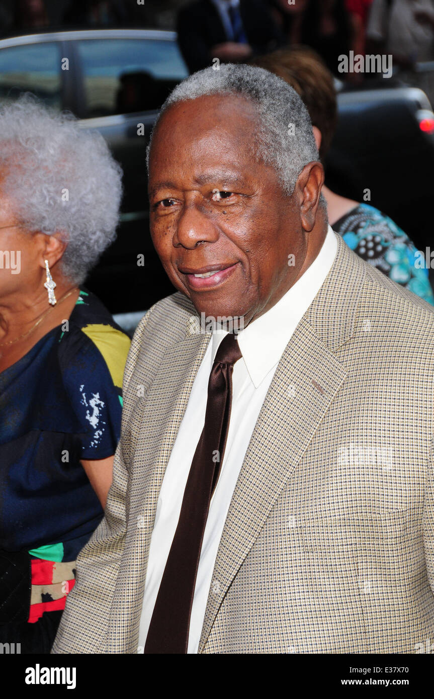 New York Premiere of Lee Daniels' 'The Butler' Featuring: Hank Aaron ...