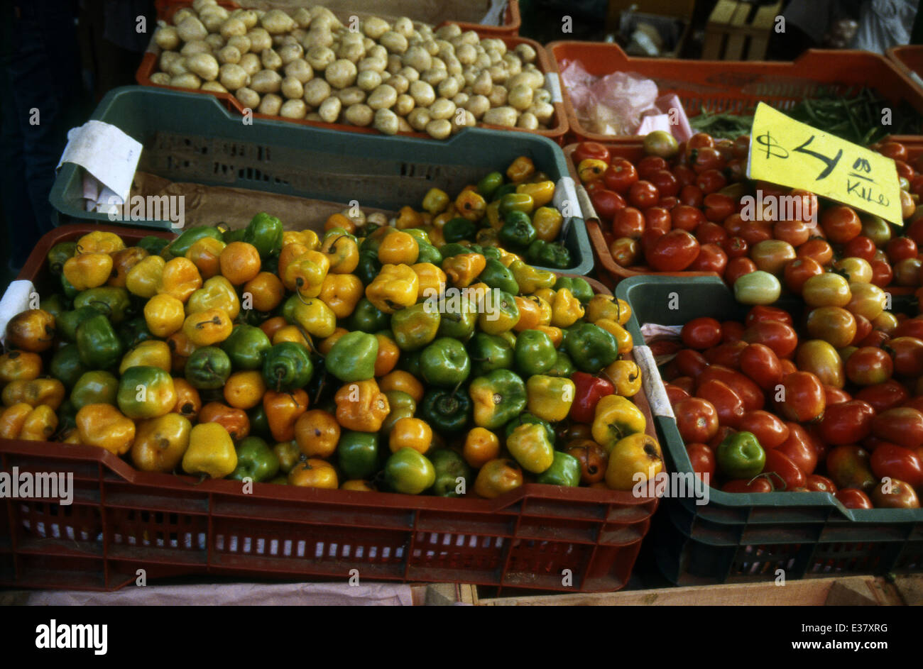 Mexico, market, vegetables Stock Photo - Alamy