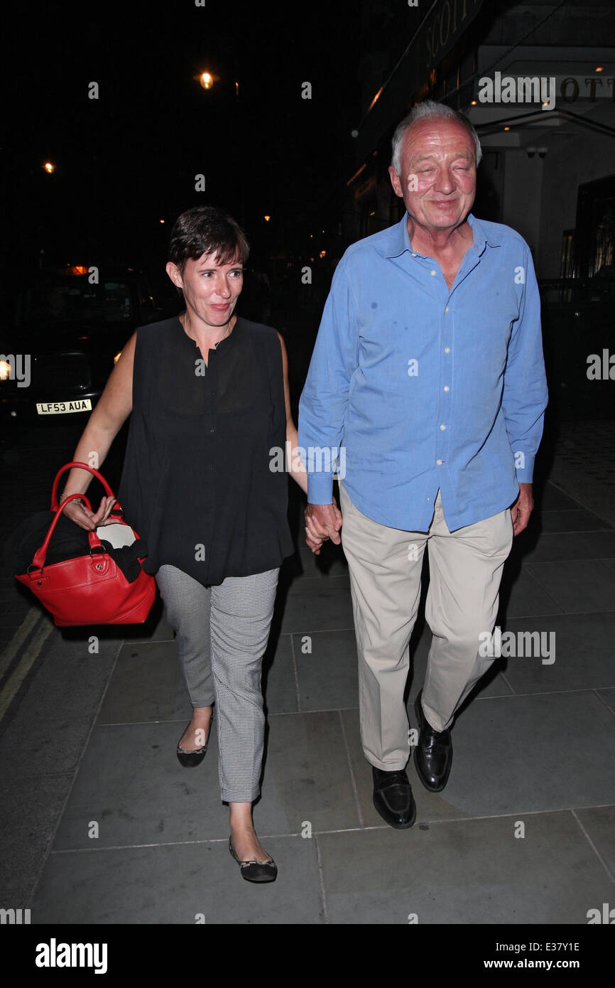 Former Mayor of London, Ken Livingstone with his wife Emma Beal. Ken ...