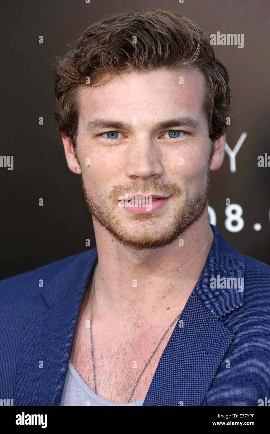 Elysium - Los Angeles Premiere Featuring: Derek Theler Where: Hollywood ...