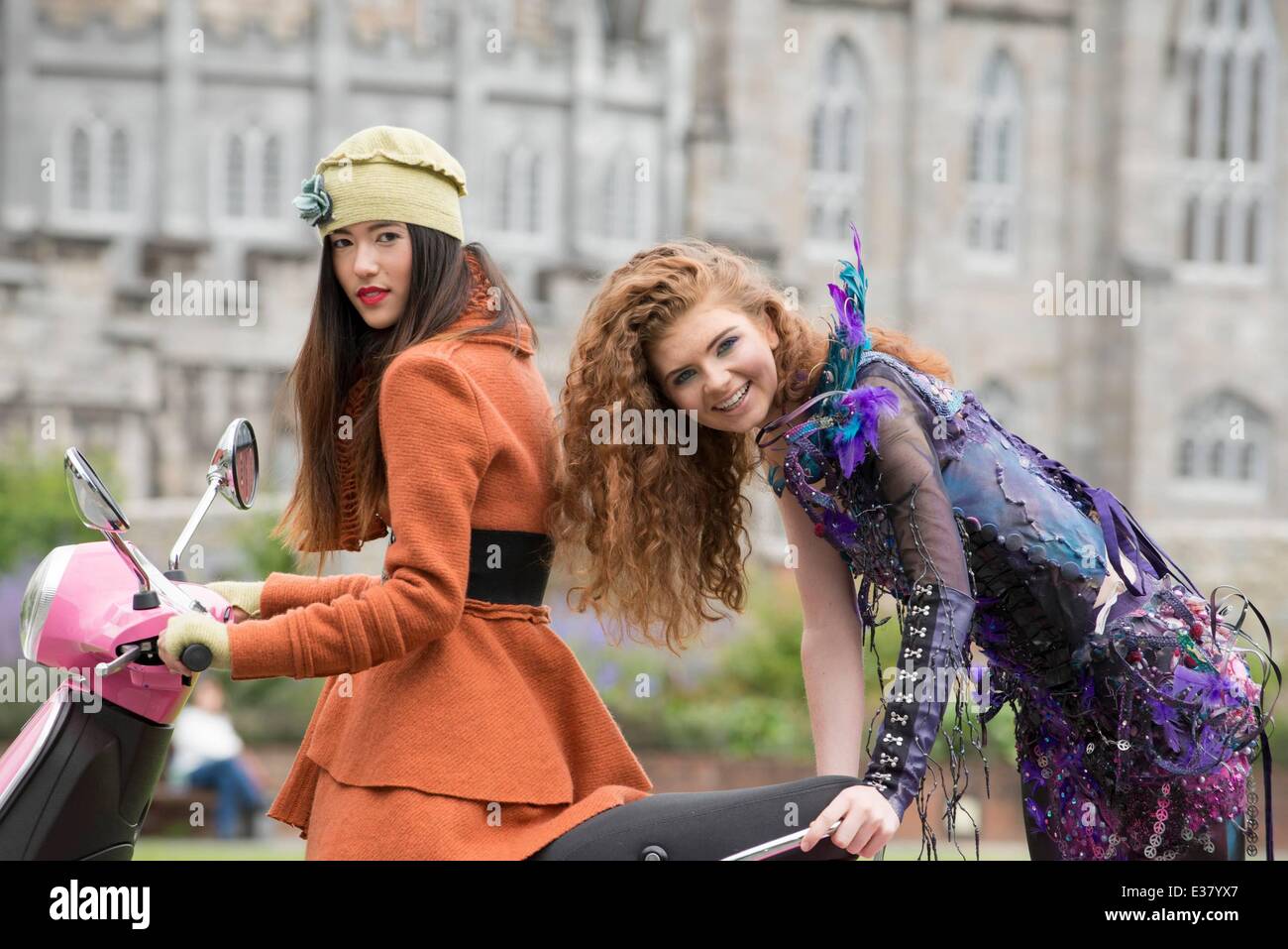 Li-Ann Small & Hannah Carey of Distinct Model Management agency wear ...