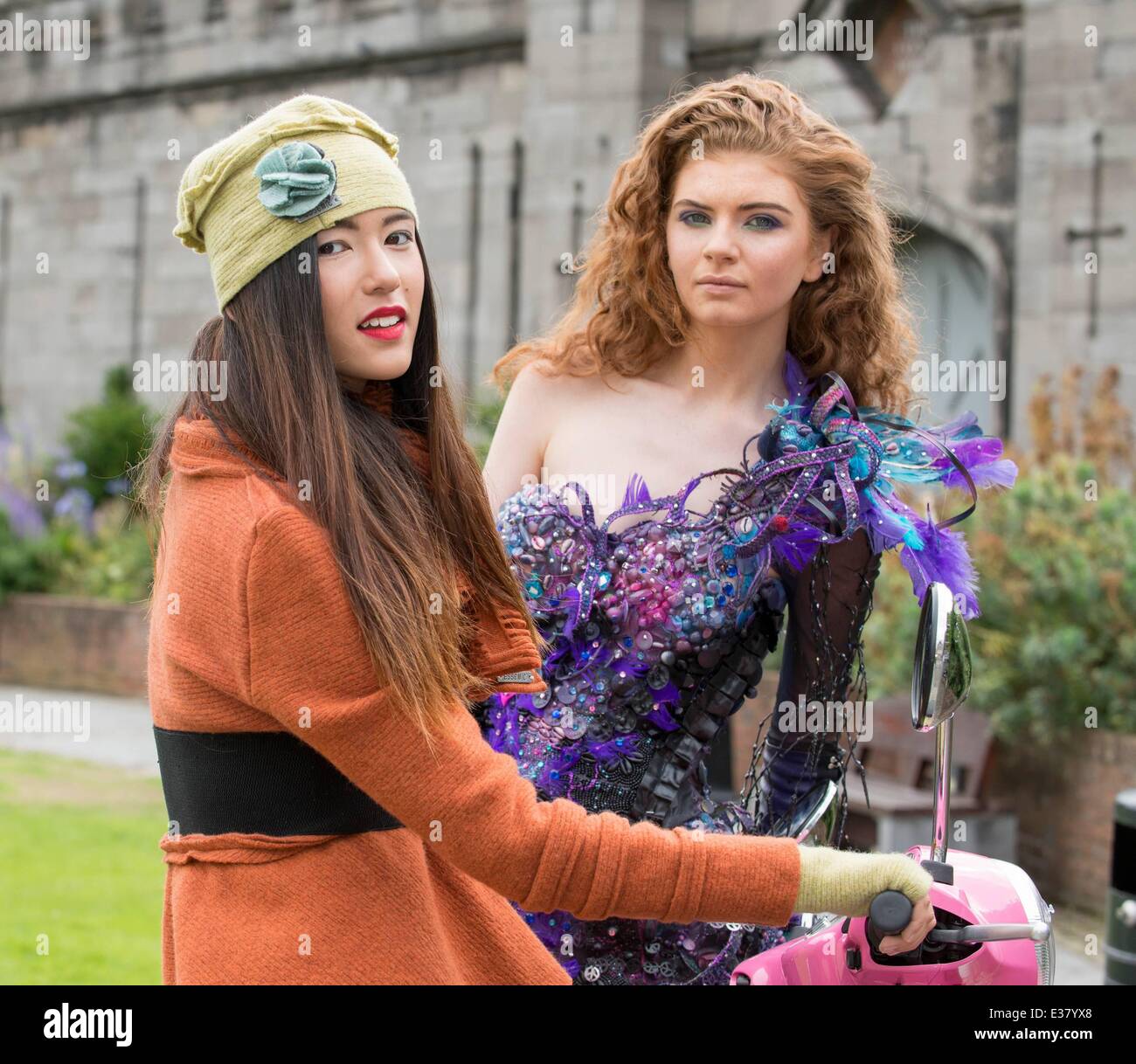 Li-Ann Small & Hannah Carey of Distinct Model Management agency wear ...