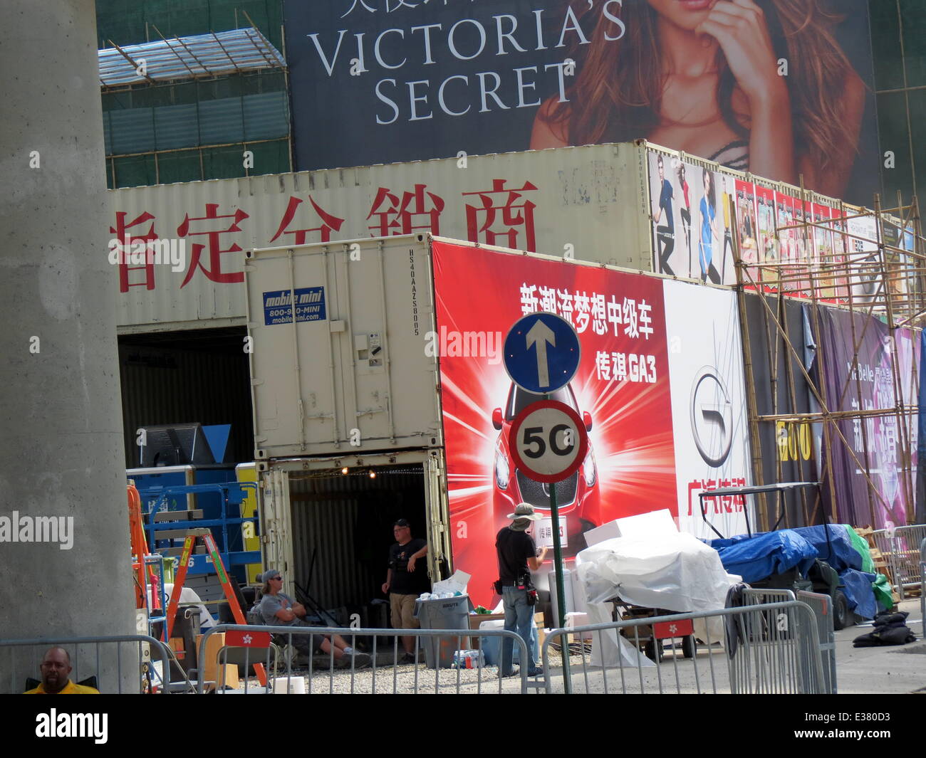 Pictures from the film set for Transformers 4 in Detroit Michigan. Mark ...