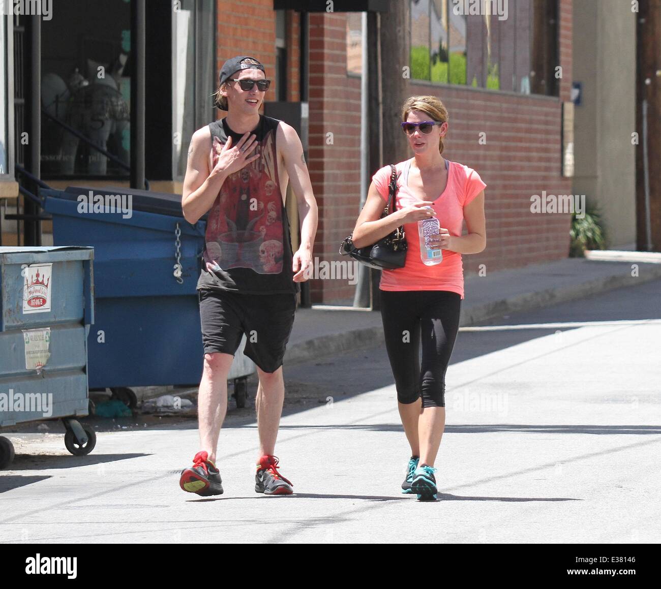 'Twilight' stars Ashley Greene and Jamie Campbell Bower are seen ...