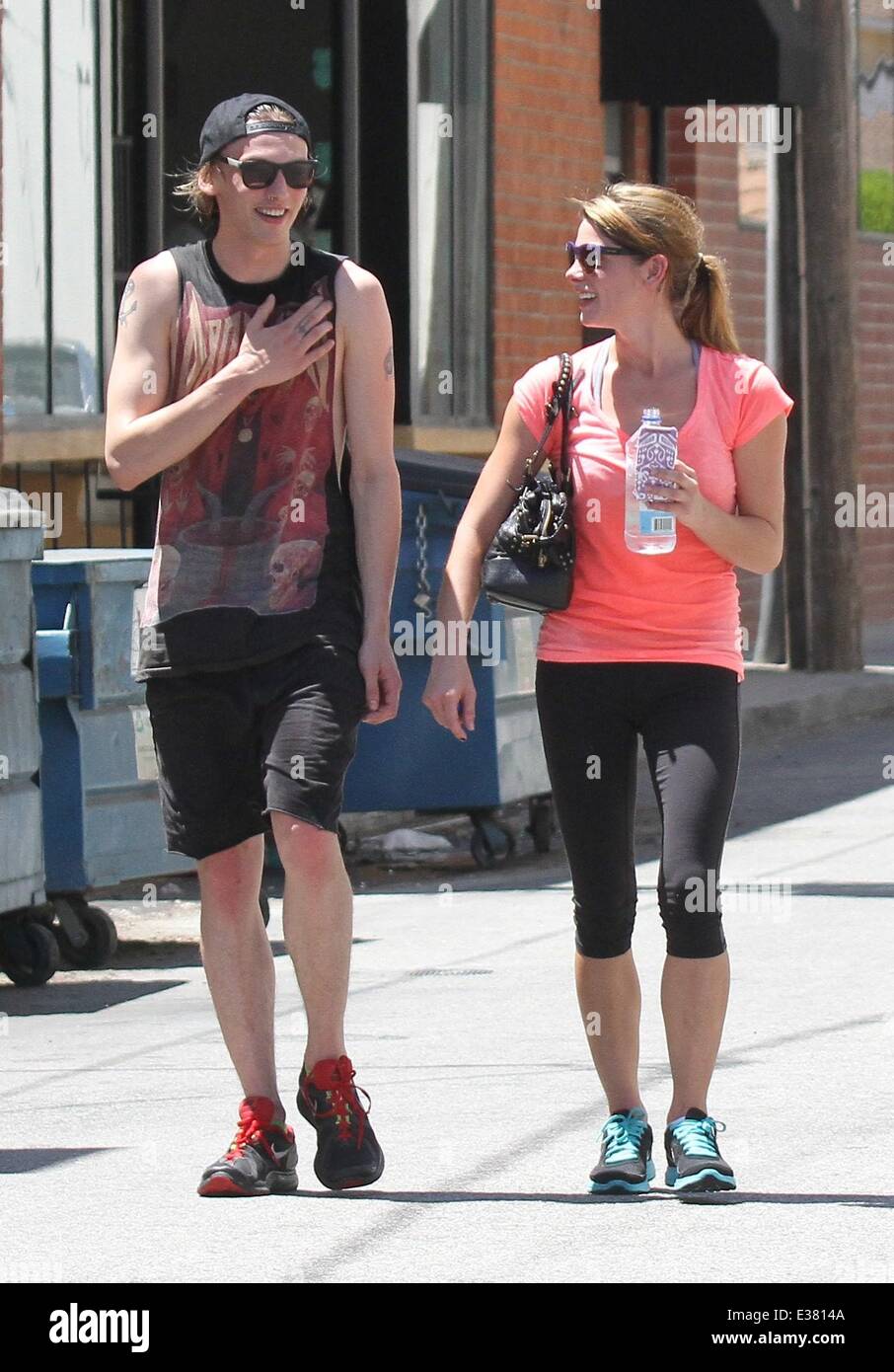 'Twilight' stars Ashley Greene and Jamie Campbell Bower are seen ...