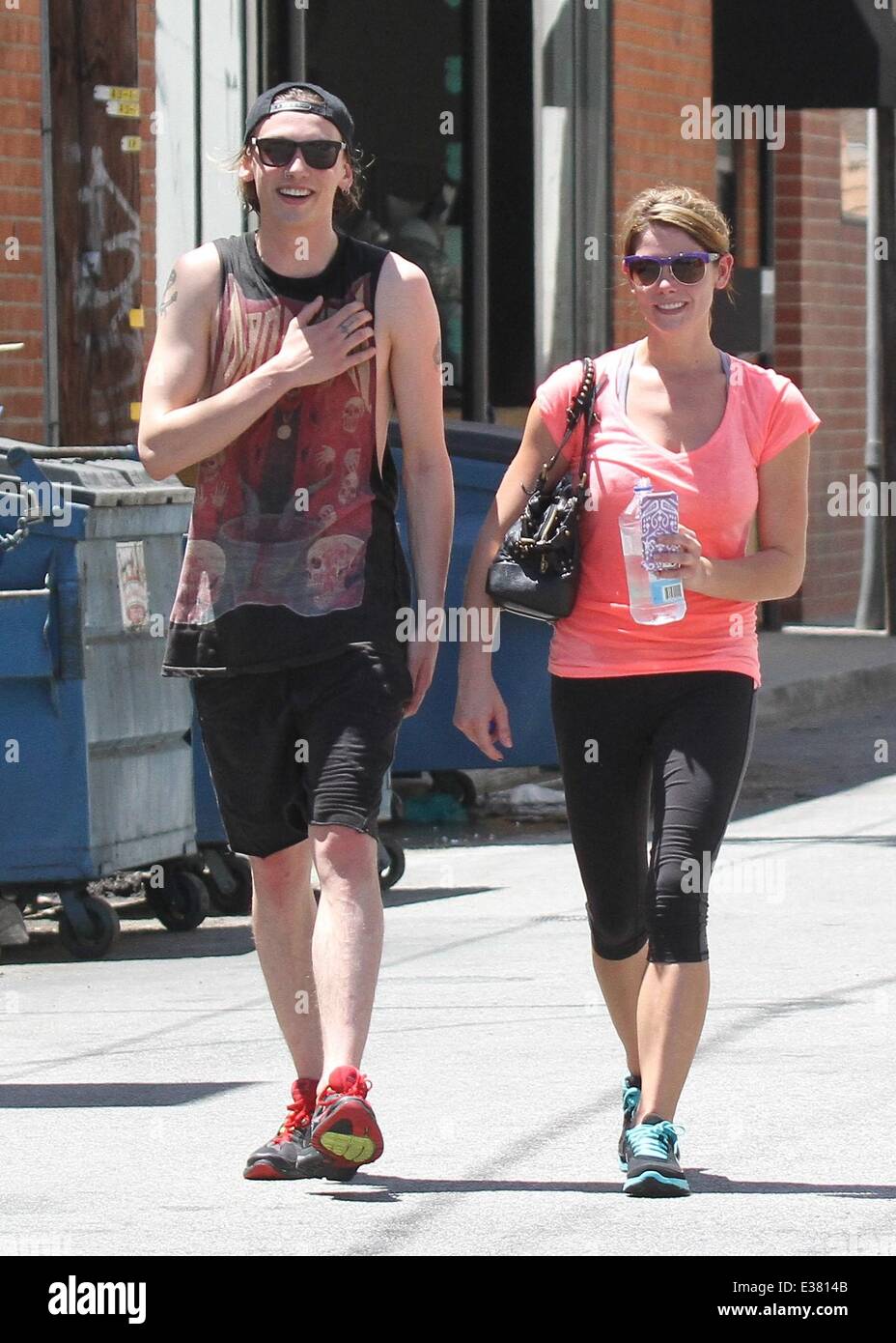 'Twilight' stars Ashley Greene and Jamie Campbell Bower are seen ...
