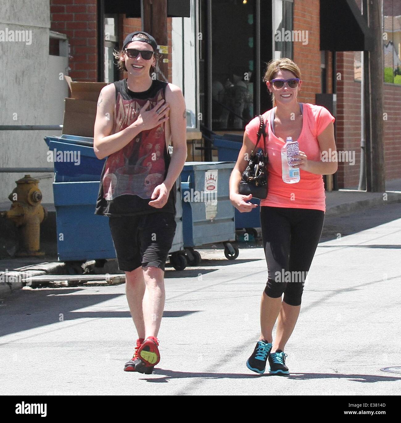 'Twilight' stars Ashley Greene and Jamie Campbell Bower are seen ...