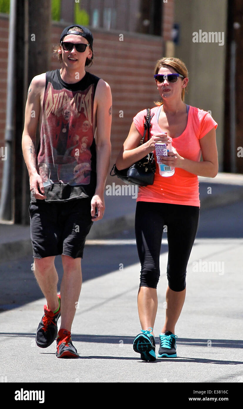 'Twilight' stars Ashley Greene and Jamie Campbell Bower are seen ...