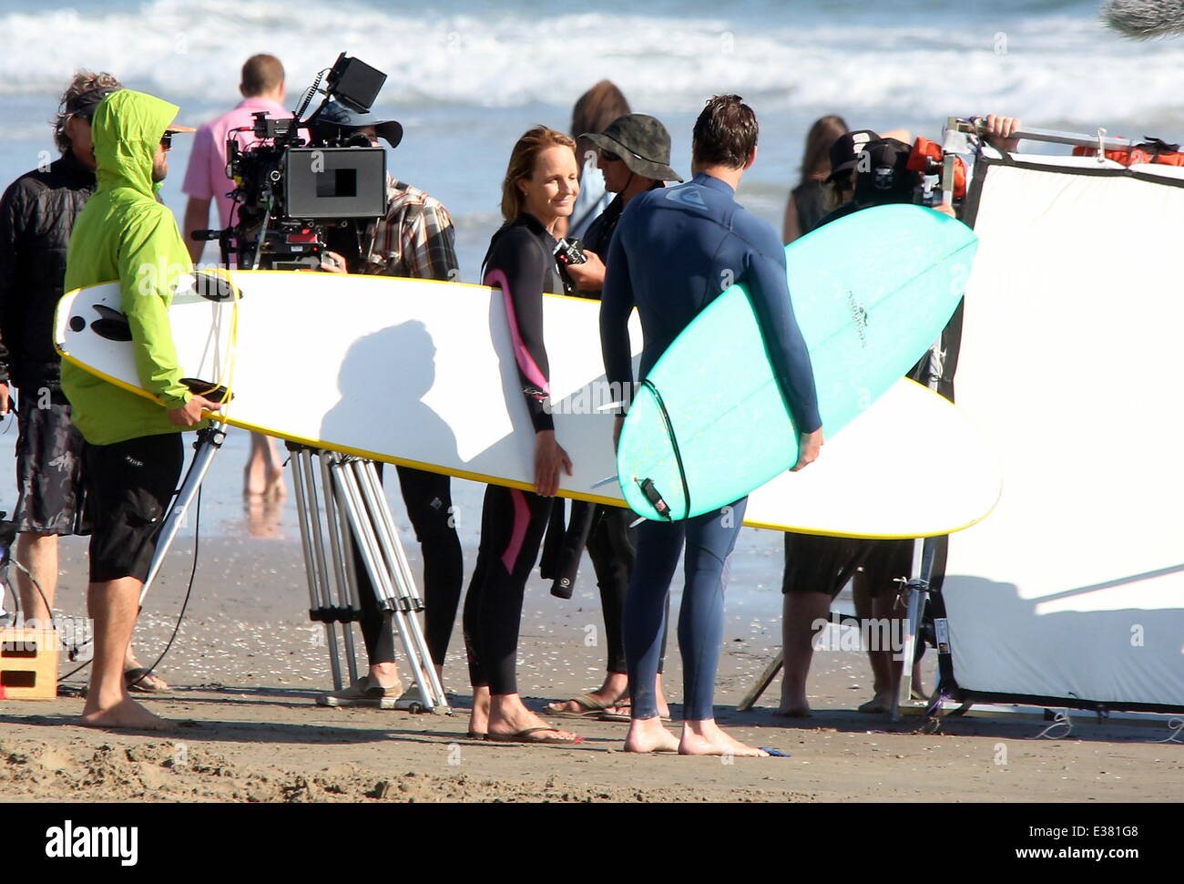 Helen hunt filming directing her new movie hi-res stock photography and ...