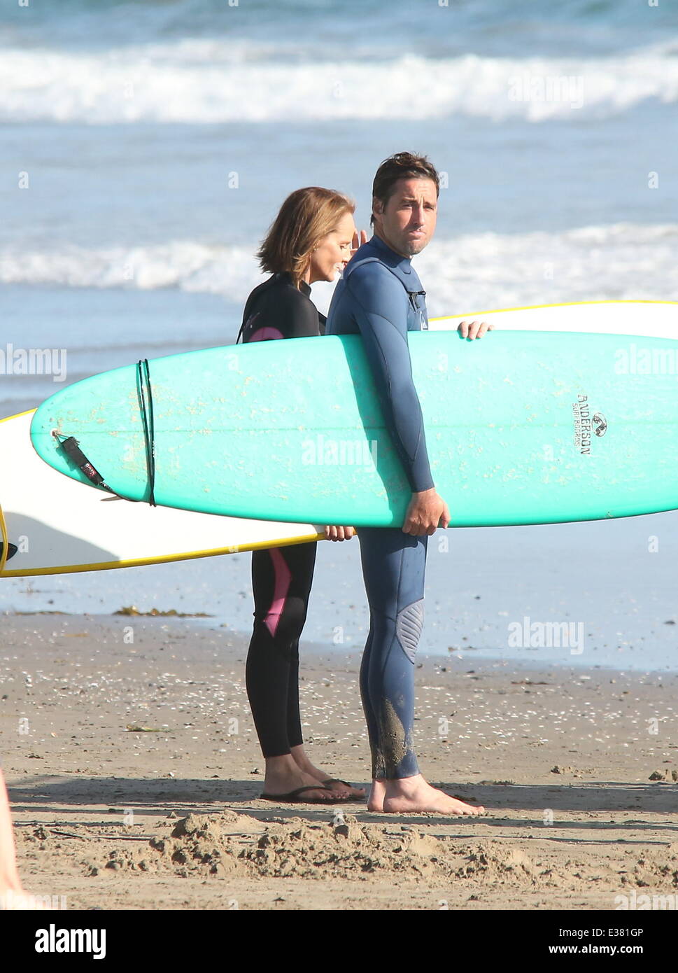 Helen Hunt filming and directing her new movie 'Ride' on Venice Beach ...