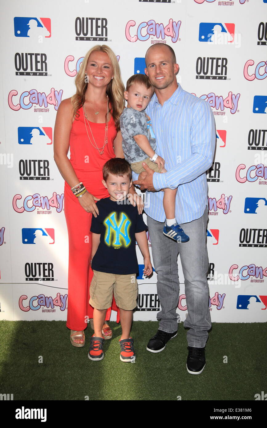 CCandy children's clothing launch at the MLB Fan Cave Featuring: Brett ...