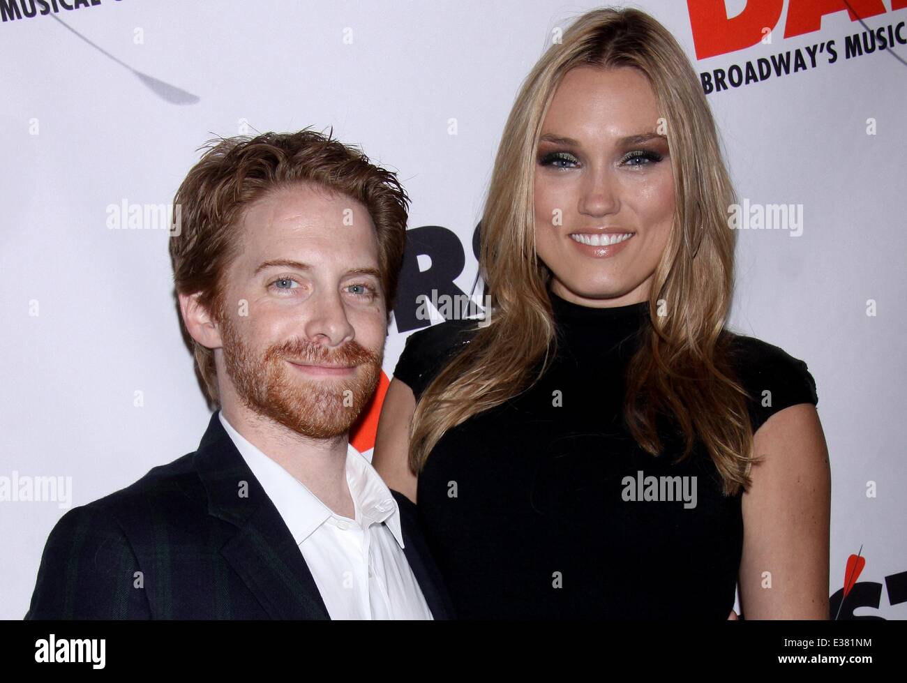 Broadway opening night of 'First Date' held at the Longacre Theatre ...