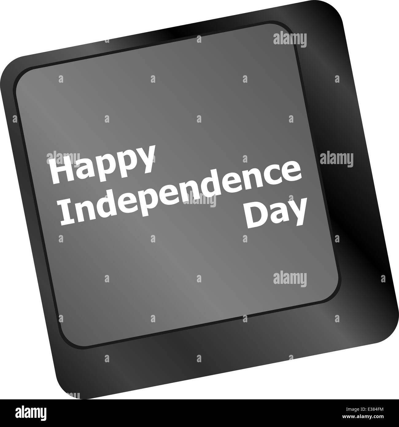 Concept: happy independence day key on the computer keyboard Stock ...