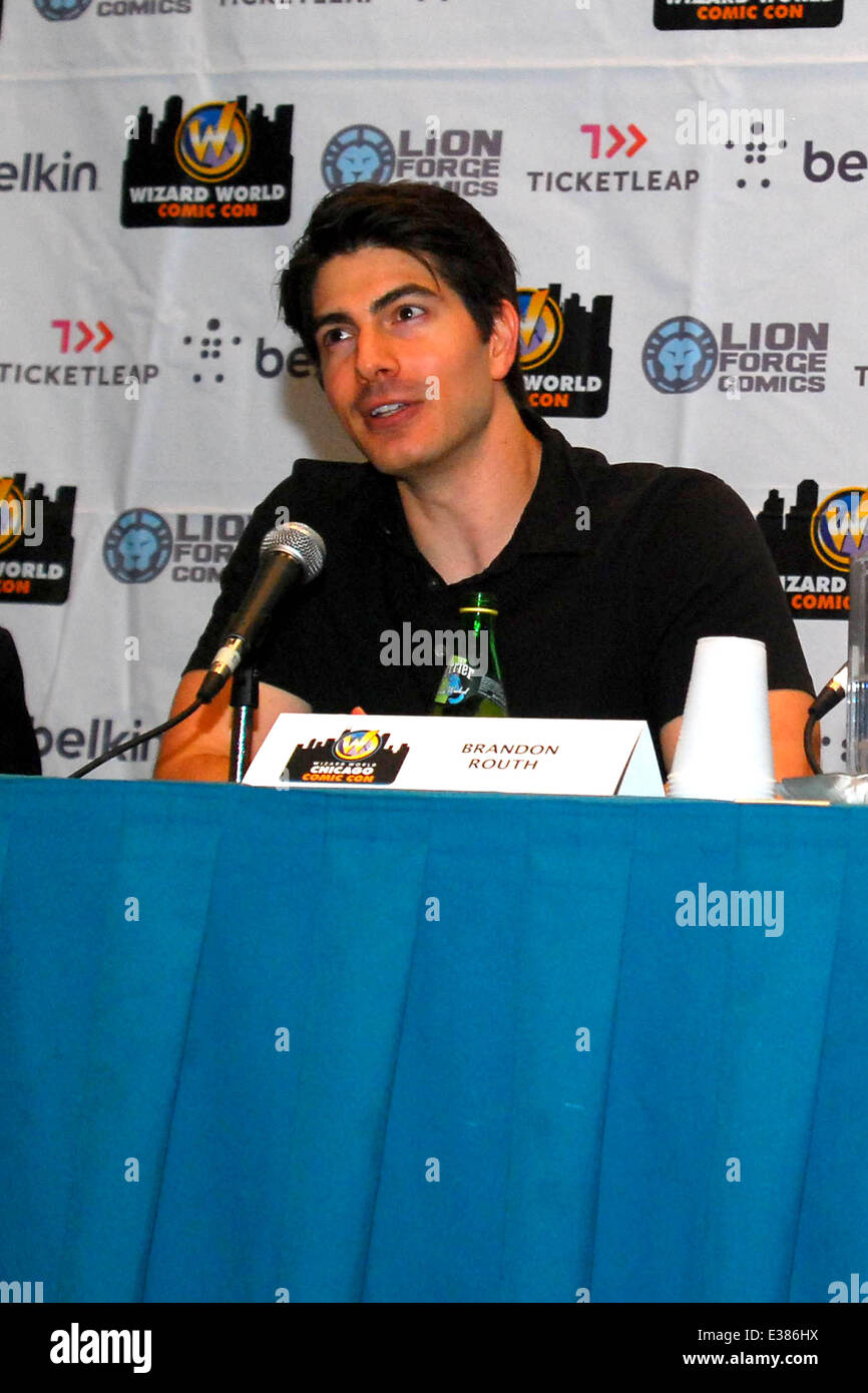 Wizard World Comic Con Chicago 2013 Featuring: Brandon Routh Where ...