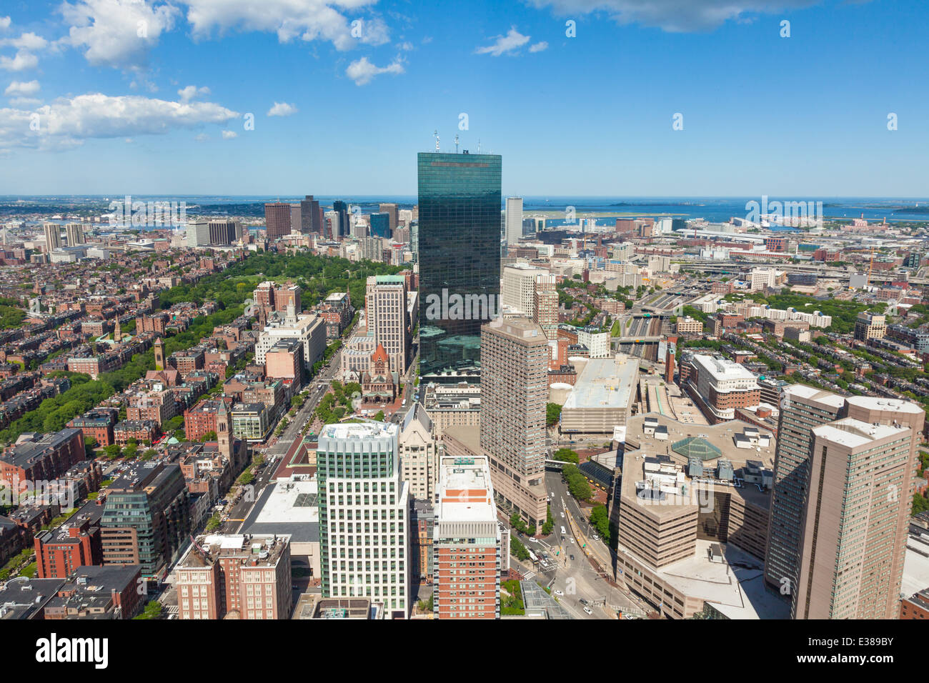 Aerial view of boston hi-res stock photography and images - Alamy