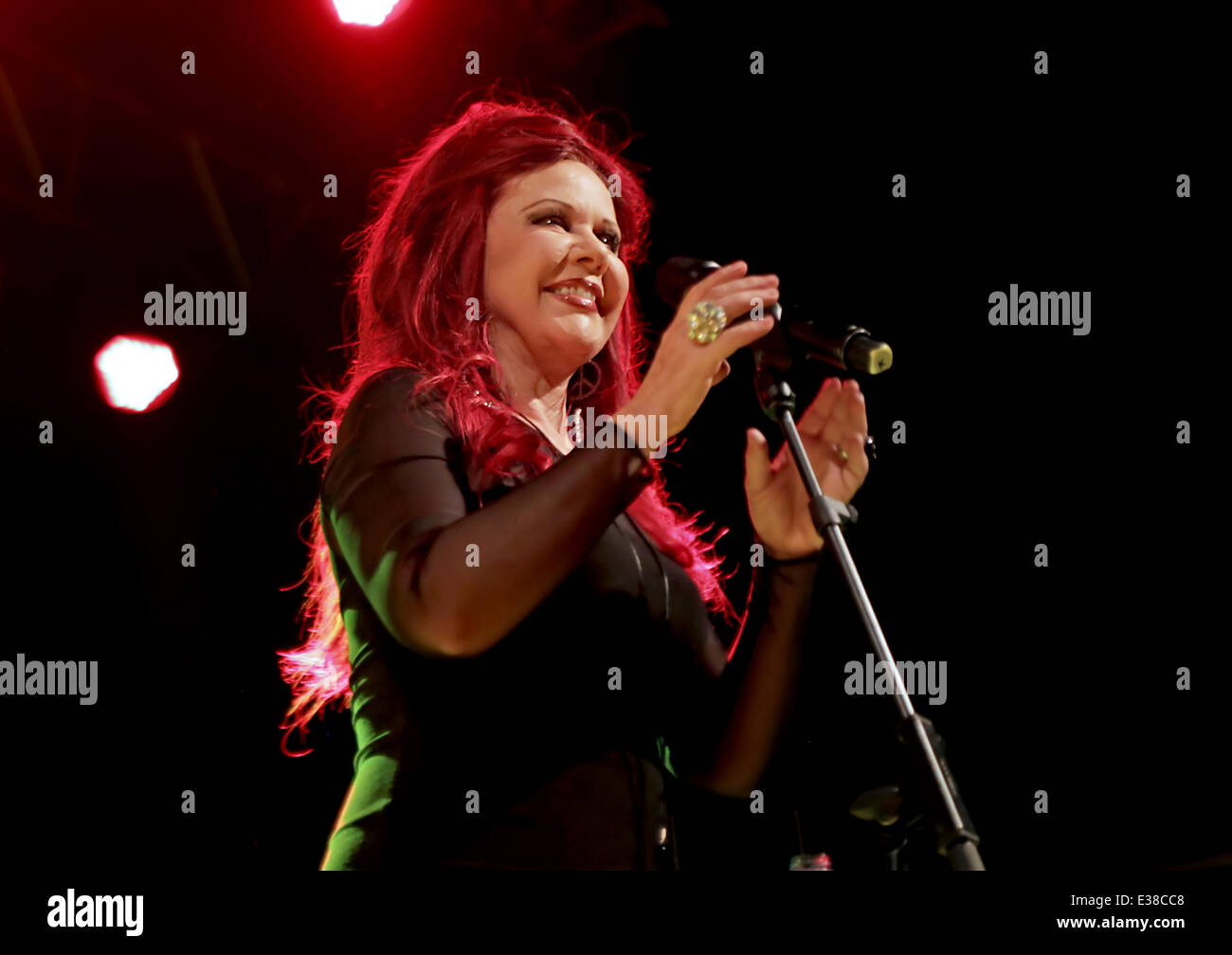 The B-52's performing at Manchester Academy Featuring: Kate Pierson,The ...