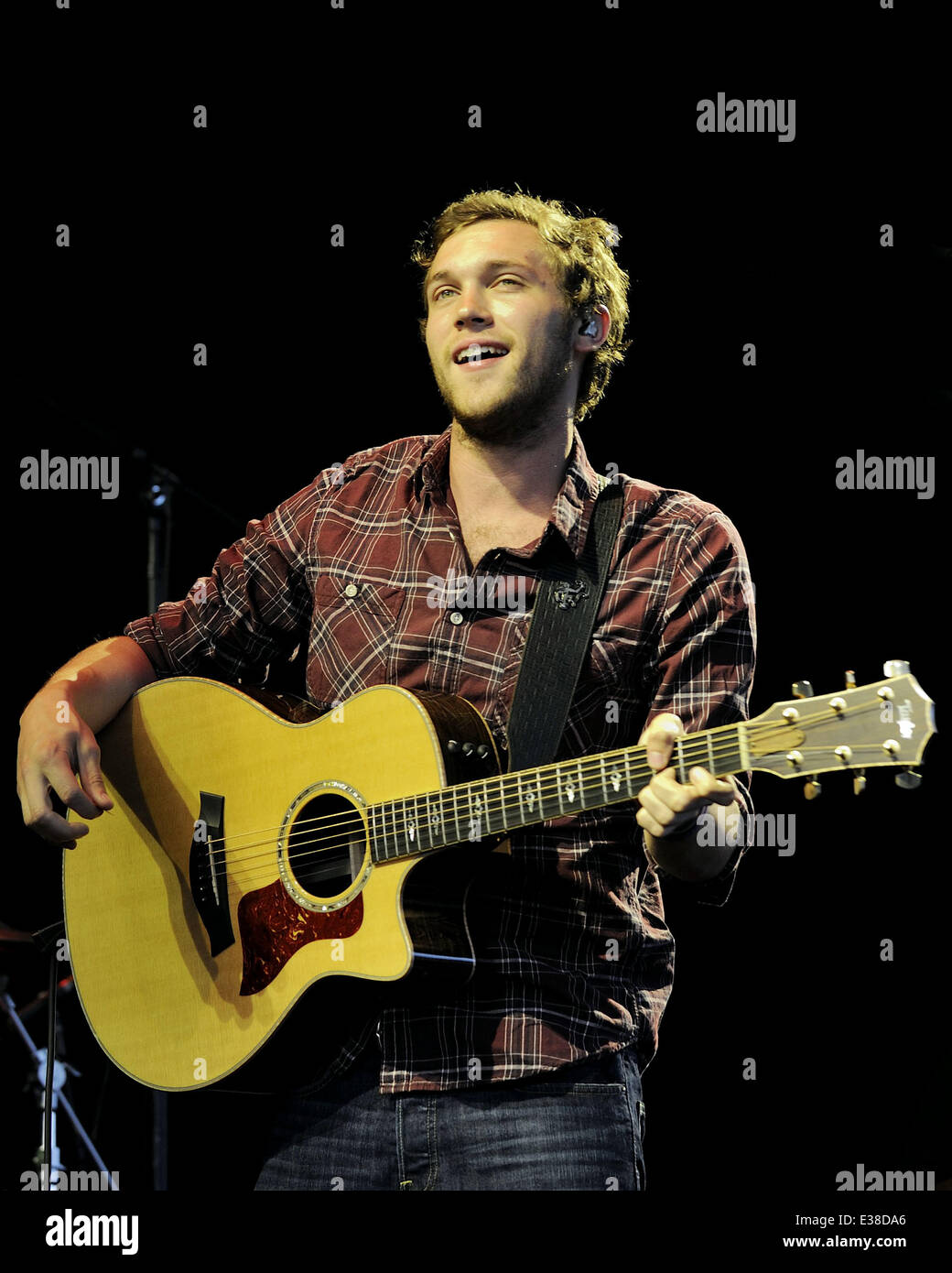 Phillip Phillips performs live in concert during John Mayer's 'Born and ...