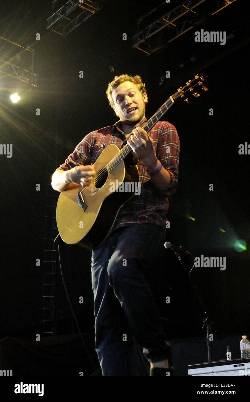 Phillip Phillips performs live in concert during John Mayer's 'Born and ...