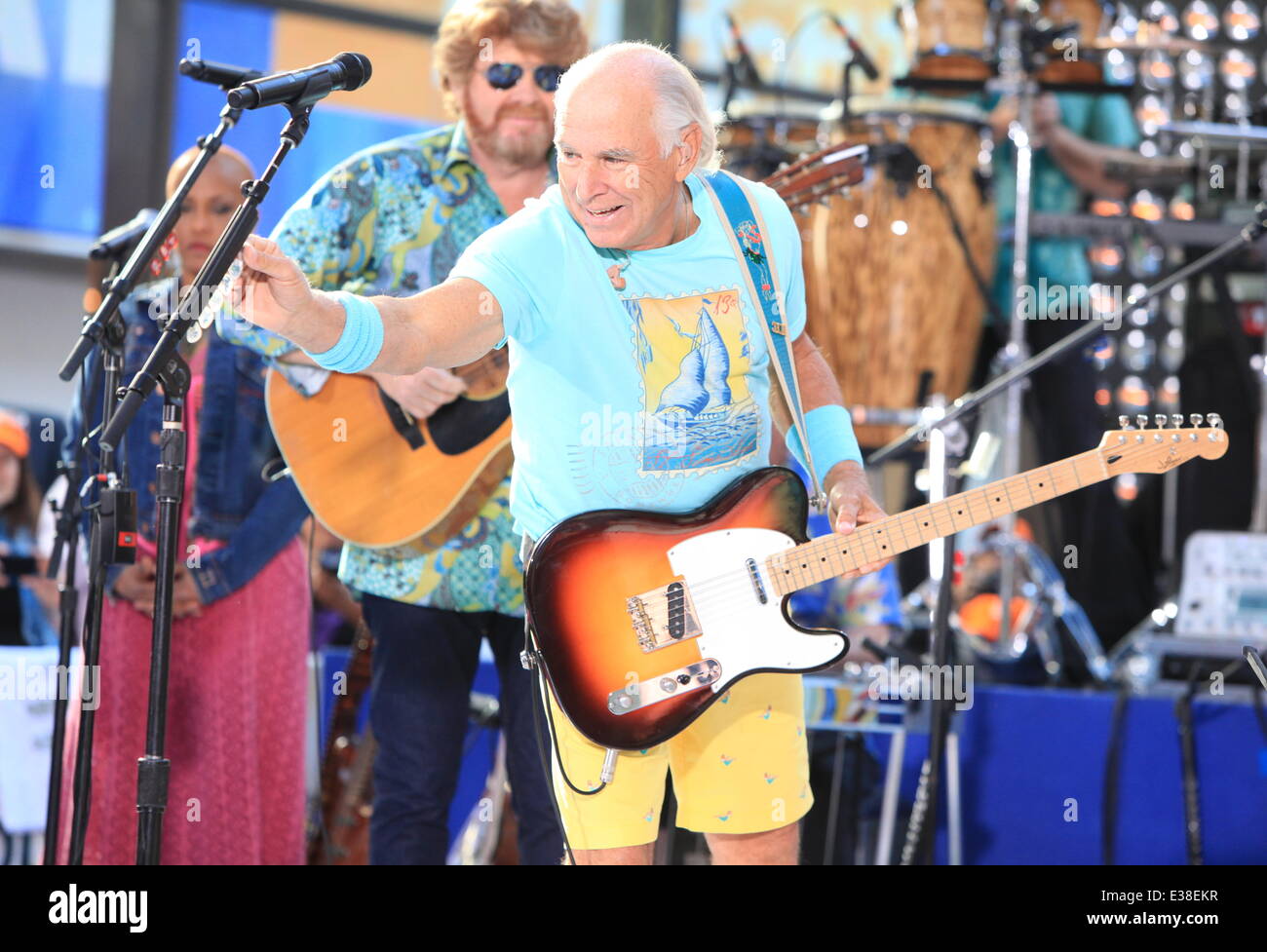 Jimmy Buffett performs on the 'Today' show as part of their NBC Toyota ...