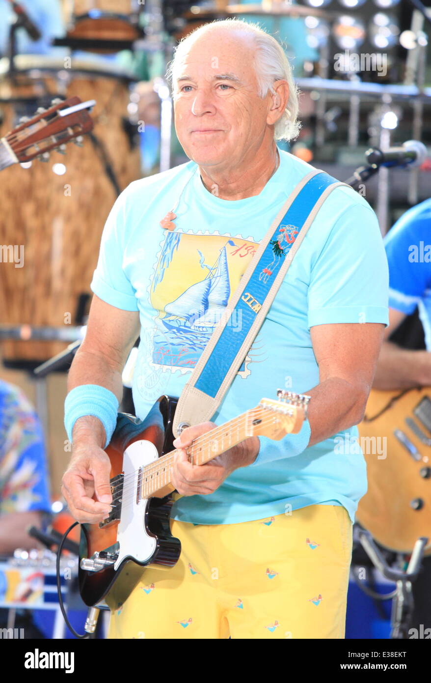 Jimmy Buffett performs on the 'Today' show as part of their NBC Toyota ...