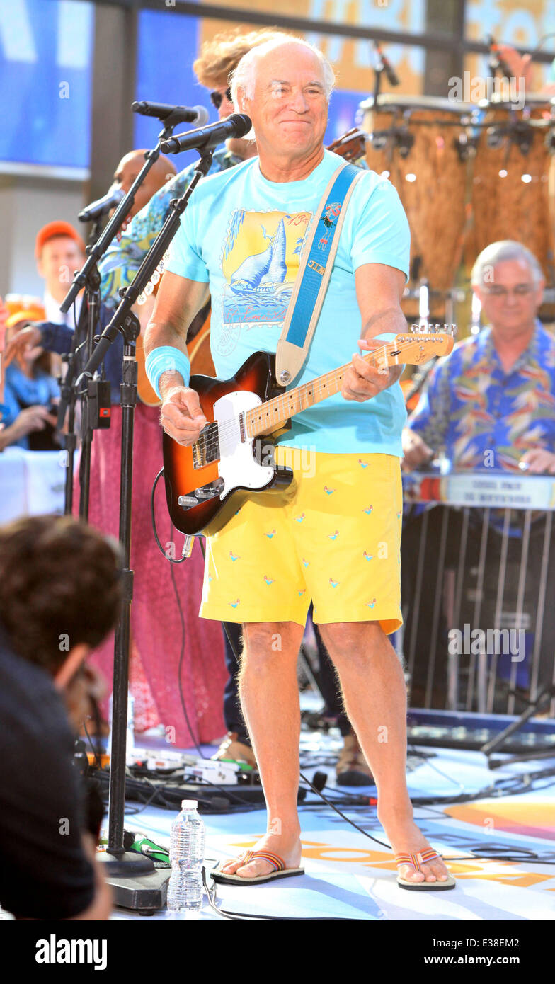 Jimmy Buffett performs on the 'Today' show as part of their NBC Toyota ...