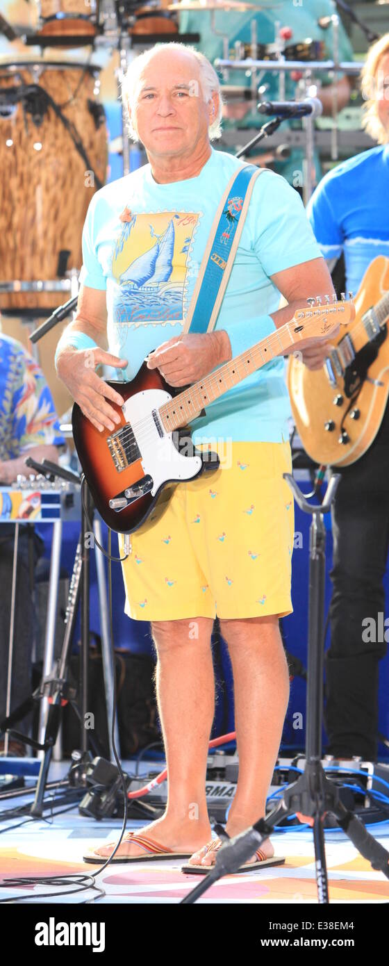 Jimmy Buffett performs on the 'Today' show as part of their NBC Toyota ...