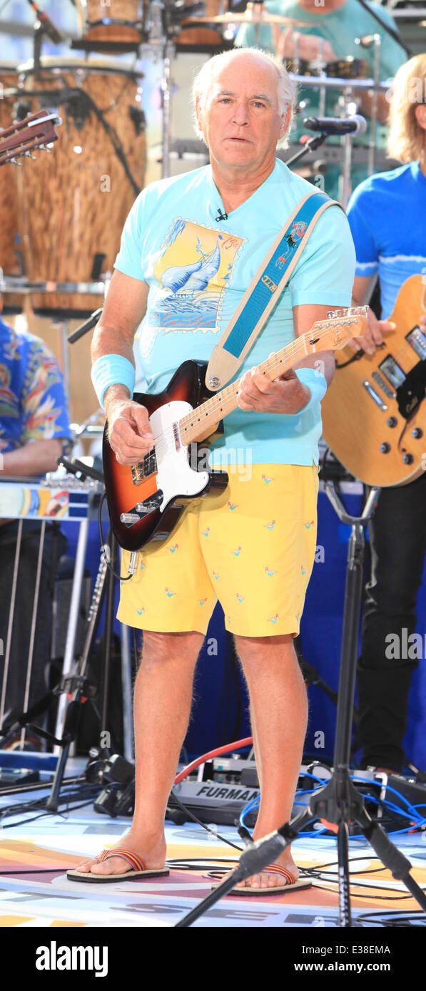 Jimmy Buffett performs on the 'Today' show as part of their NBC Toyota ...