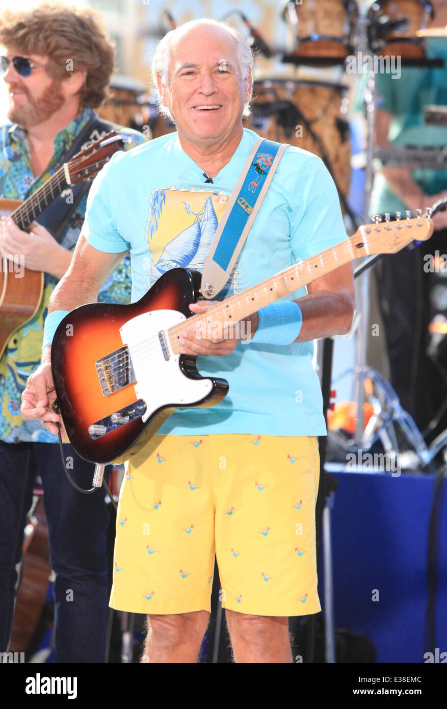 Jimmy Buffett performs on the 'Today' show as part of their NBC Toyota ...