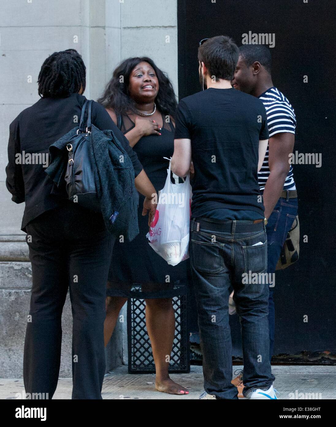 A altercation between a man and a group of people in Union Square turns ...