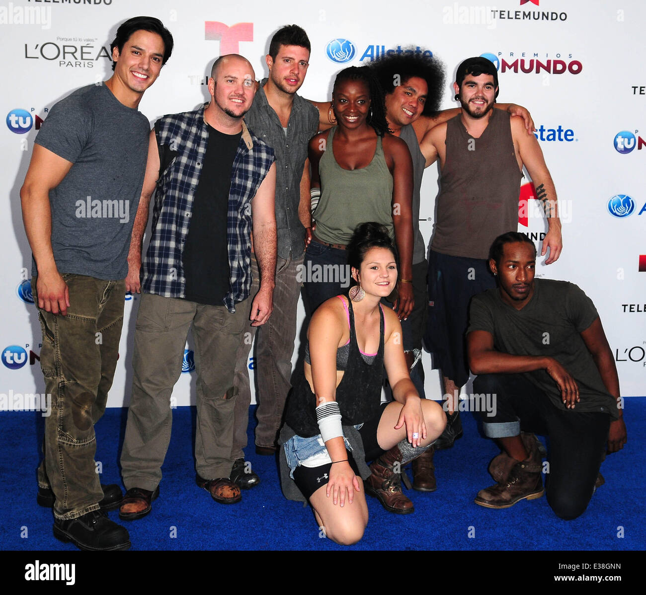 Telemundo's Premios Tu Mundo Awards 2013 - Arrivals Featuring: Stomp ...