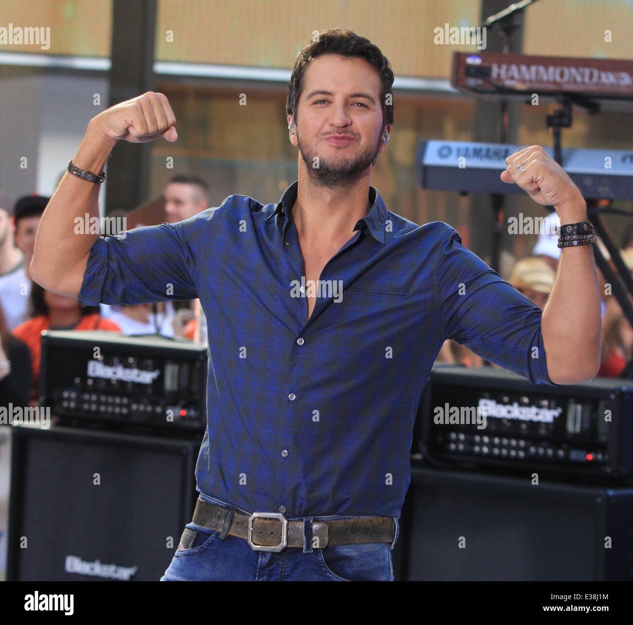 Luke Bryan performs on the 'Today' show as part of their NBC Toyota ...