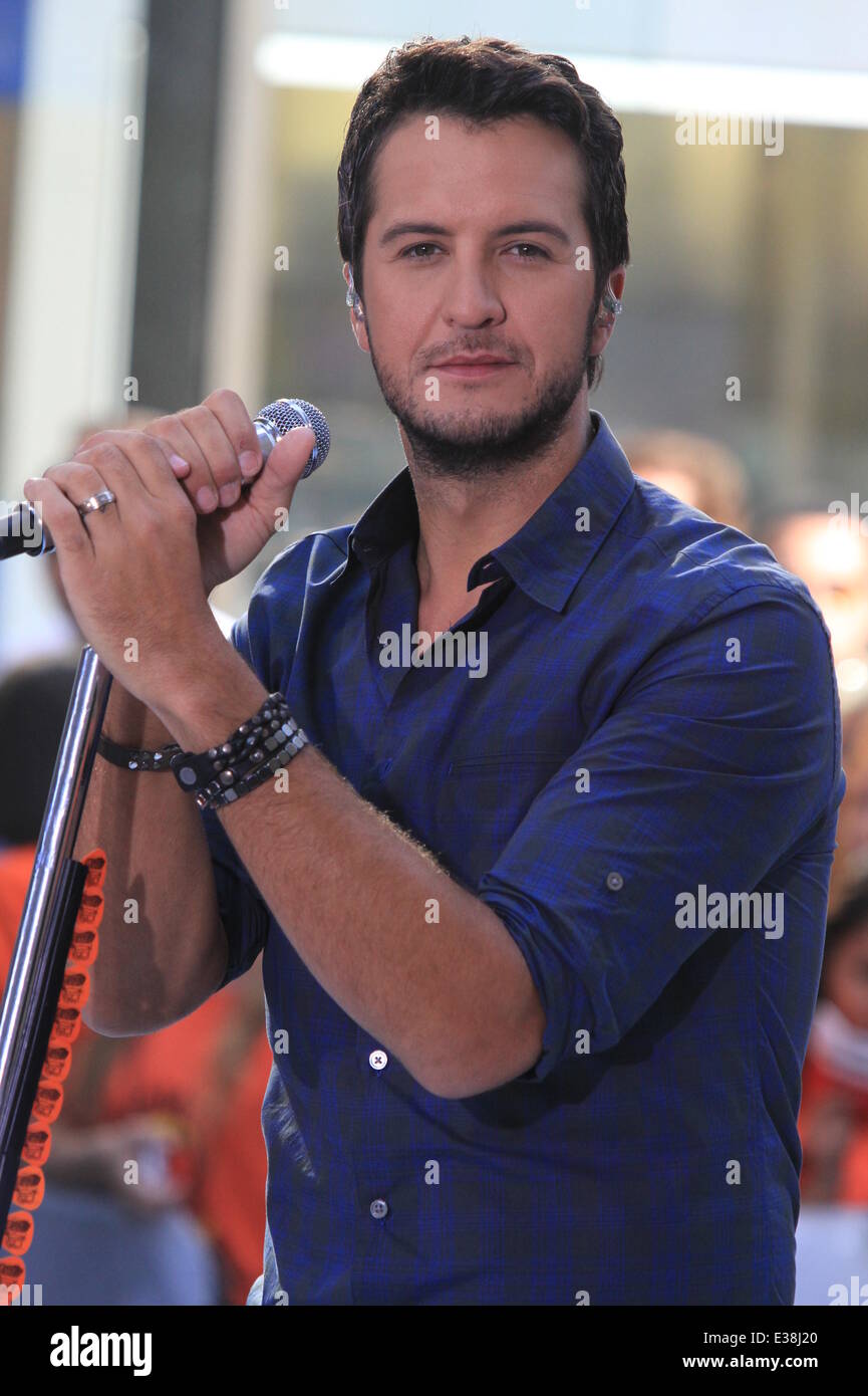 Luke Bryan performs on the 'Today' show as part of their NBC Toyota ...